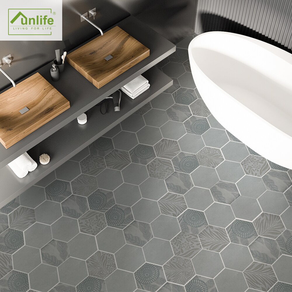 Funlife® Hexagon Anti-Slip Ground Sticker Self-Adh... – Grandado