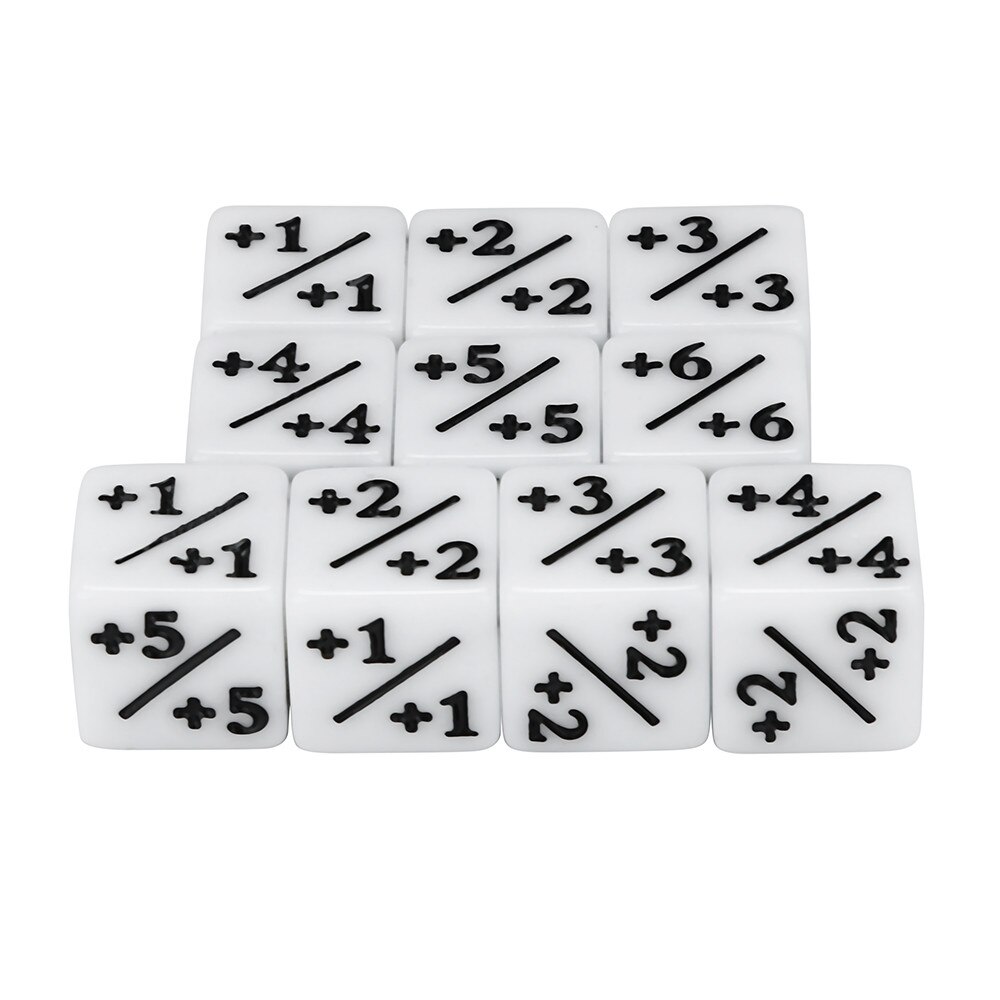 6-face 10Pcs dice game polyhedron D6 multi-faceted... – Vicedeal