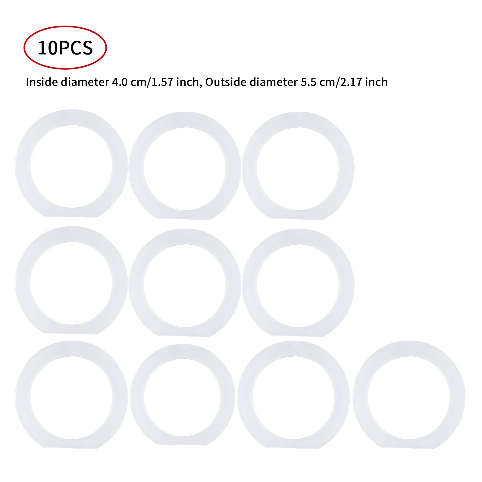 10 Leak Proof Silica Gel Seals Reusable Drinking C... – Grandado