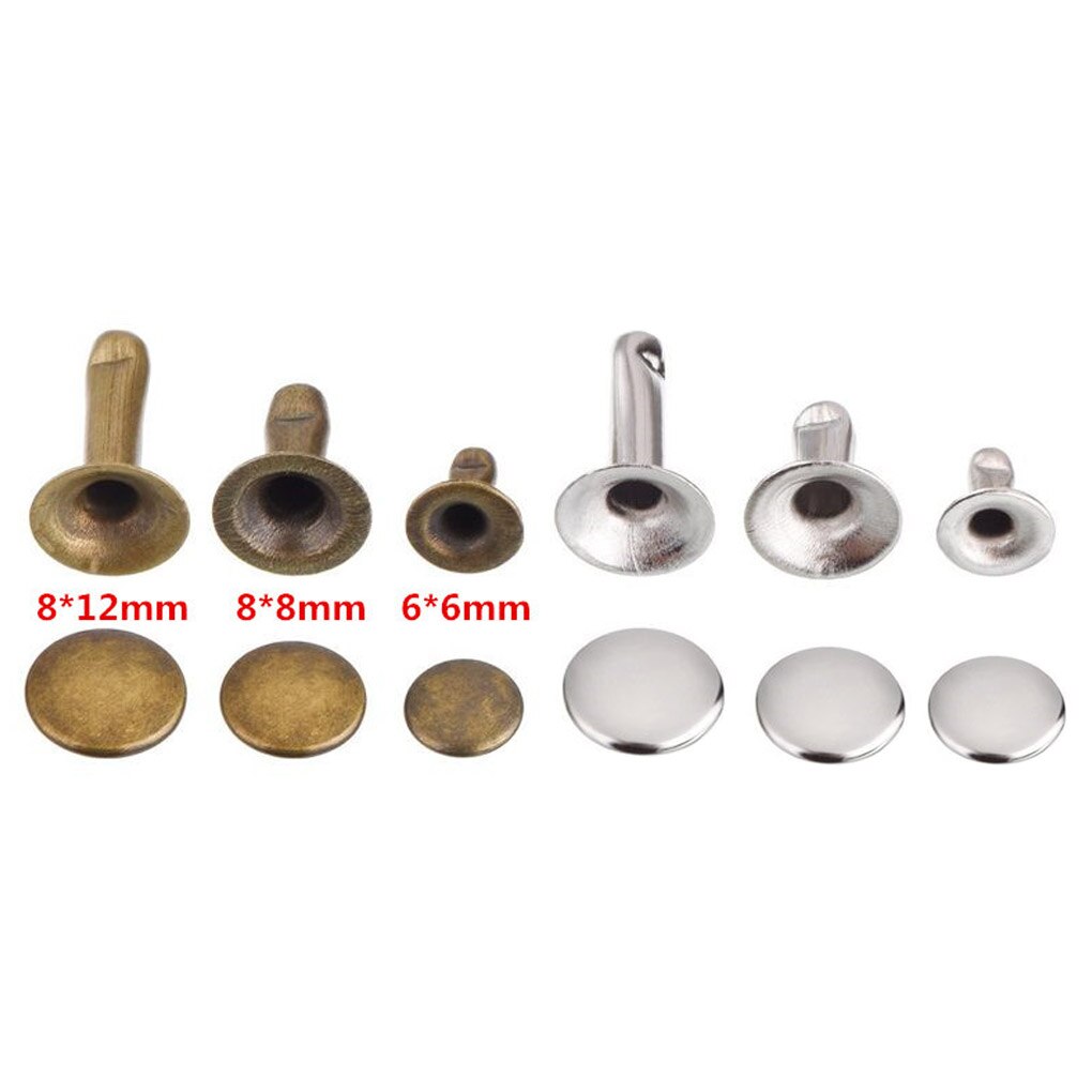 180 Pcs/set 6mm 8mm Double Cap Rivet Leather Craft... – Vicedeal