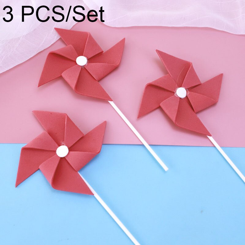 Birthday Cake Topper Colorful Windmill Birthday Ac... – Grandado