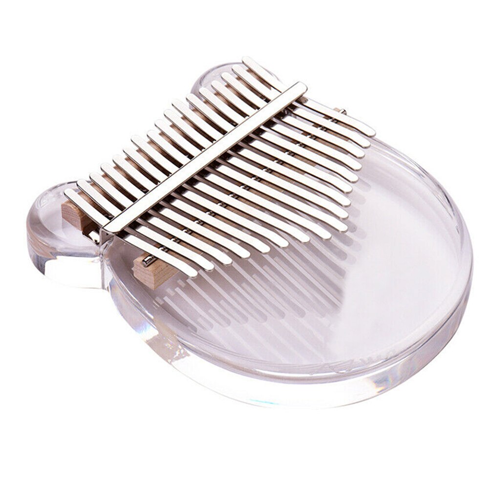 17-Key Kalimba Thumb Piano Transparent Acrylic Kit... – Grandado