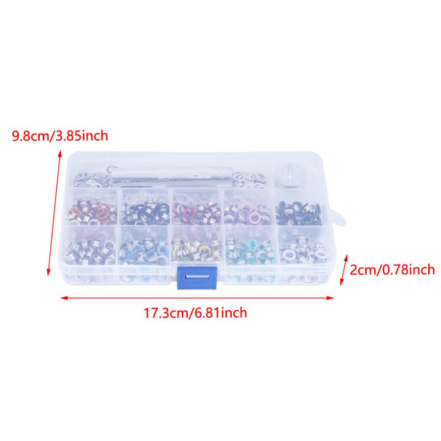 300 5 Mm 10 Kleuren Oogje Grommet Washer Met 3 Pcs... – Vicedeal