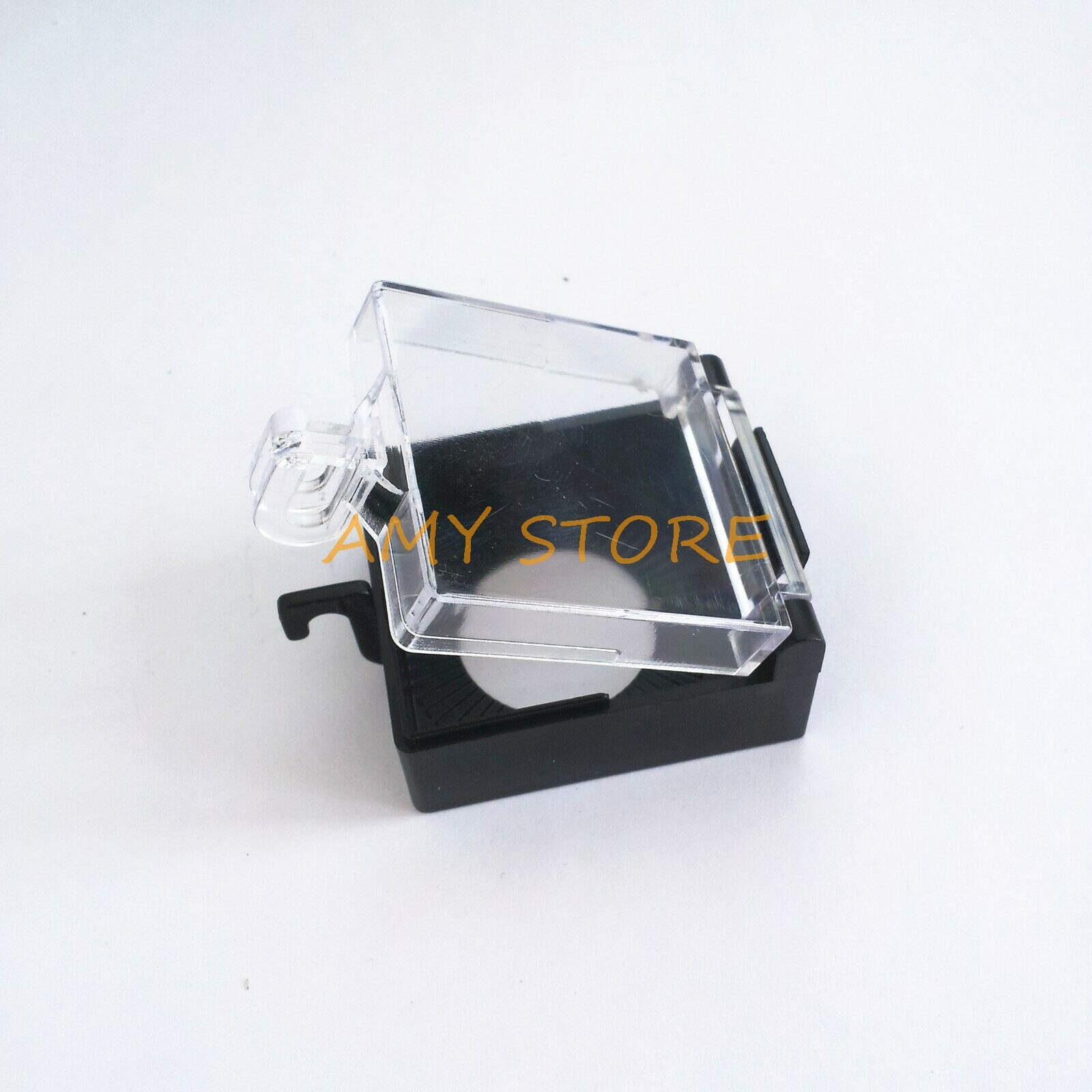 Plastic Emergency PushButton Switch Black Clear Pr... – Vicedeal