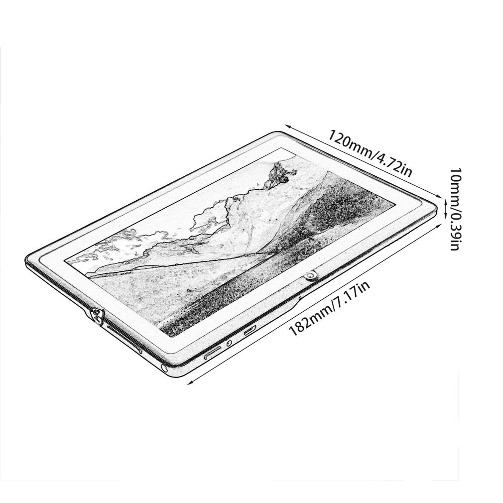 7 Tommer Renoveret Q88 Quad core Wifi Tablet Syv Tommer Usb 7 Tommer Renoveret Q88 Quad core Wifi Tablet Syv Tommer Usb