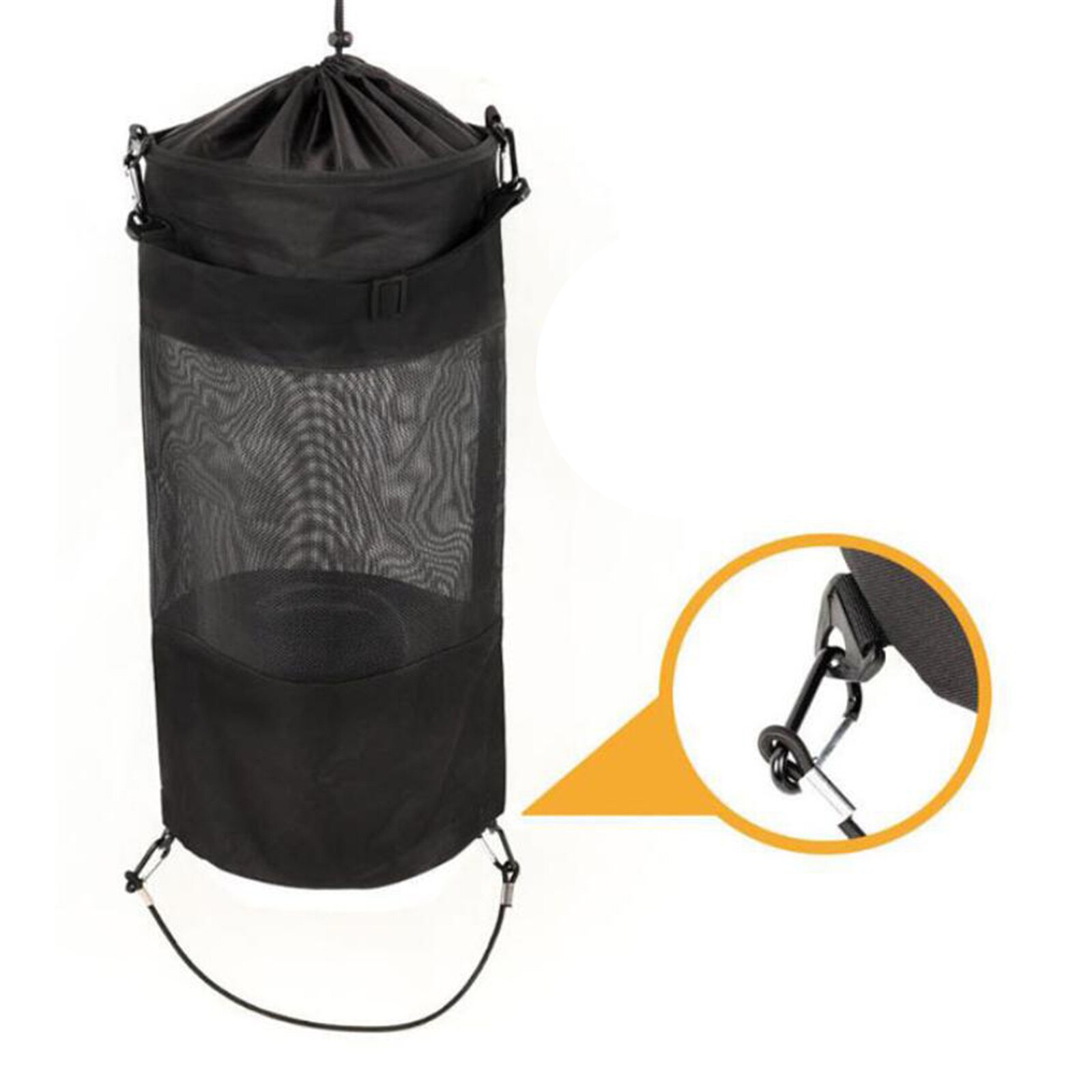 Boat Trash Bag Large Hoop Mesh Garbage Bag for Boa... – Grandado
