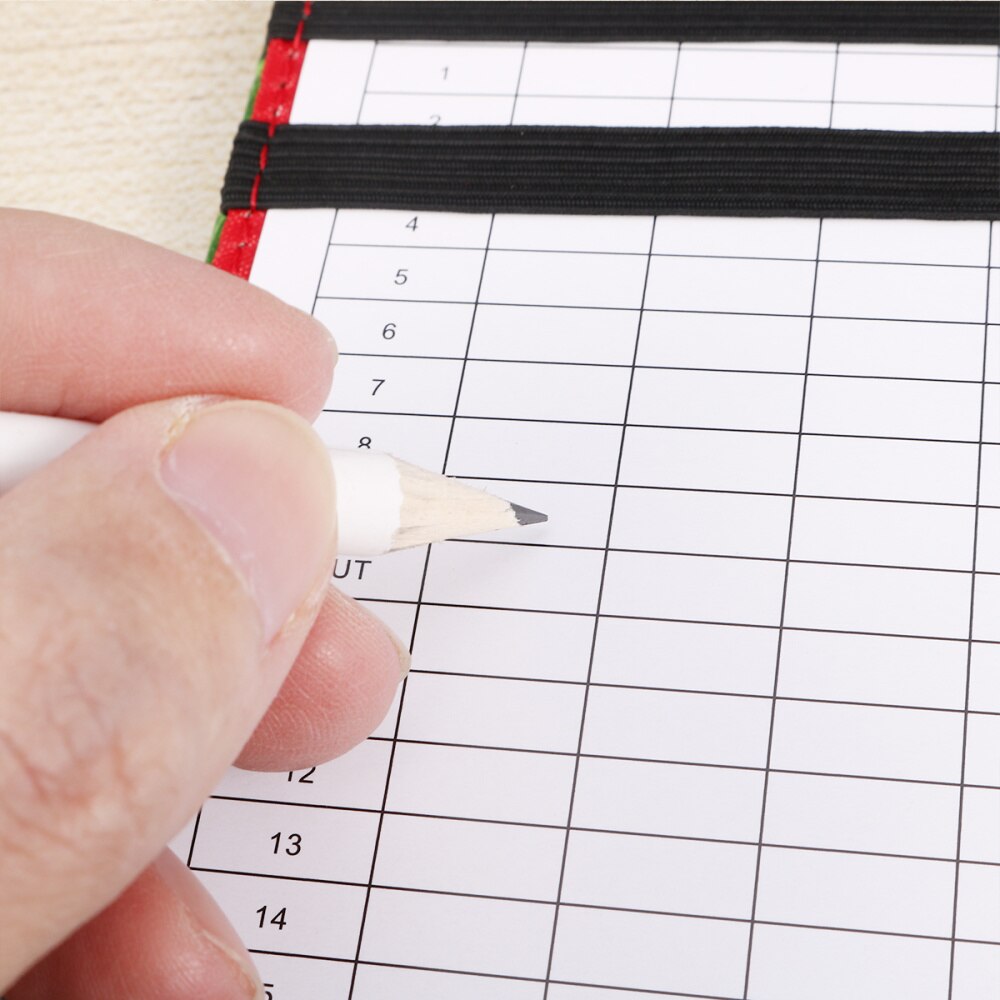 PU Leather Golf Scorecard Keeper Golf Score Book S... – Grandado