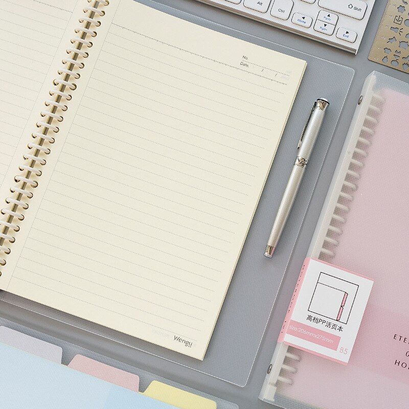 B5 A4 A5 Binder Notebook Loose Leaf Spiral Noteboo... – Grandado