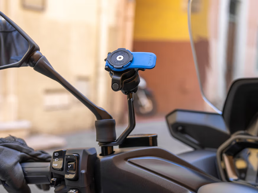 Quad Lock Phone Mount- Vibration Dampener & Mirror... – Grandado
