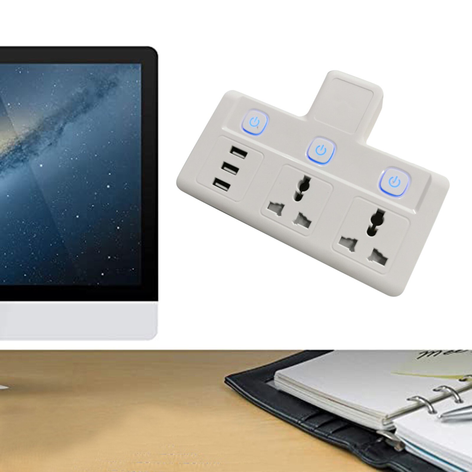 2/3 Holes Usb Socket With Switch On Off British St... – Grandado