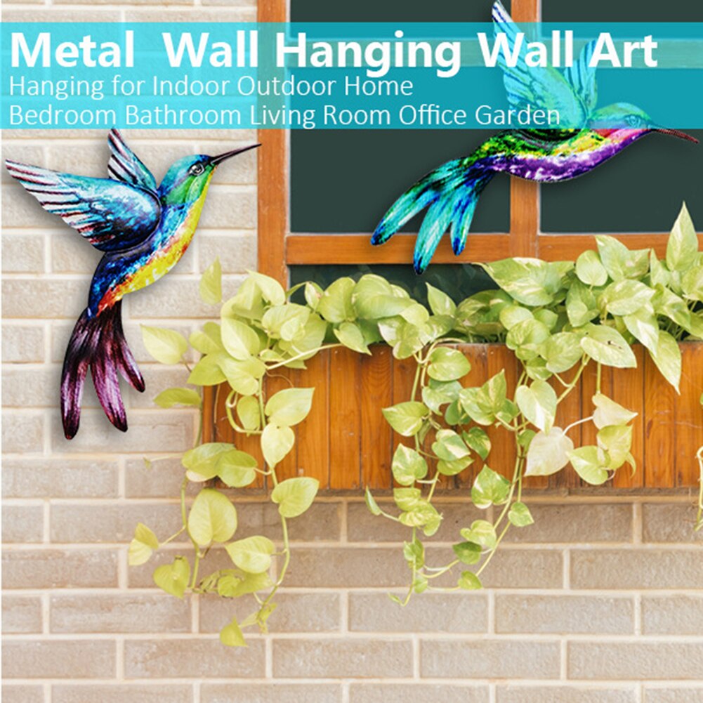 1PC Hummingbird Big Metal Bird Wall Art Sculpture ... – Grandado