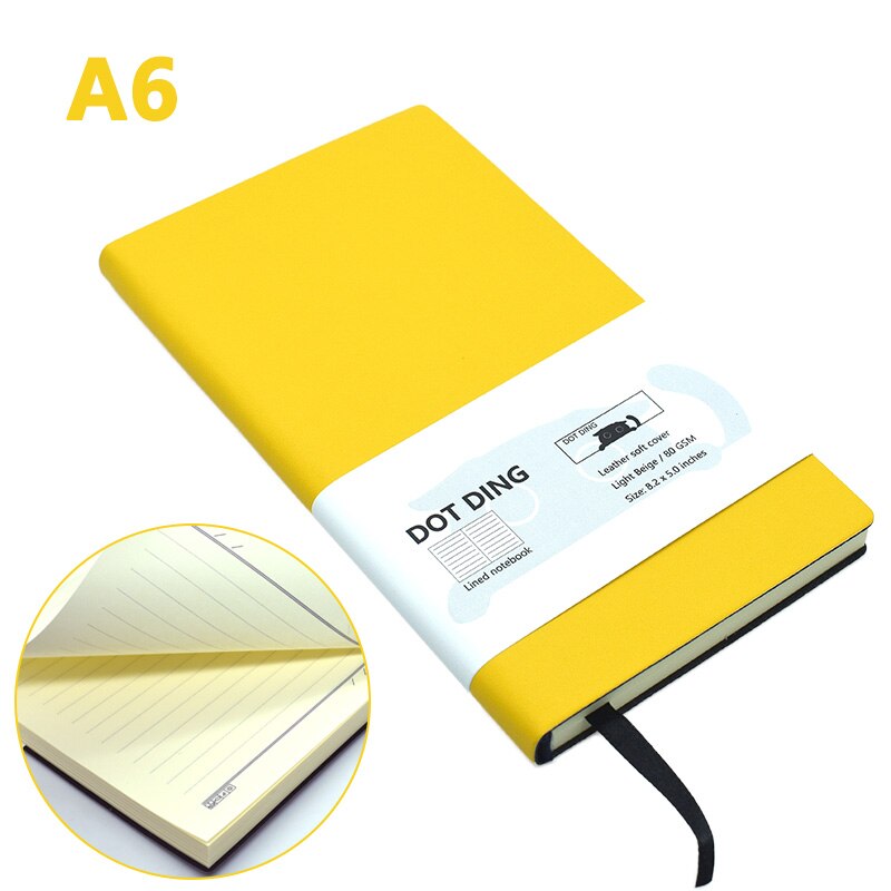 A6 Lined notebook Journals Kawaii Notepads 100 she... – Grandado