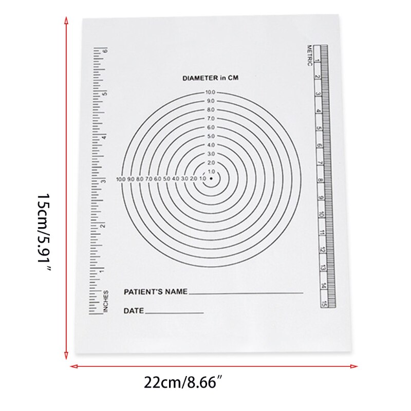 Wound Measurement Rulers 100 Pack Quick & Easy... – Grandado