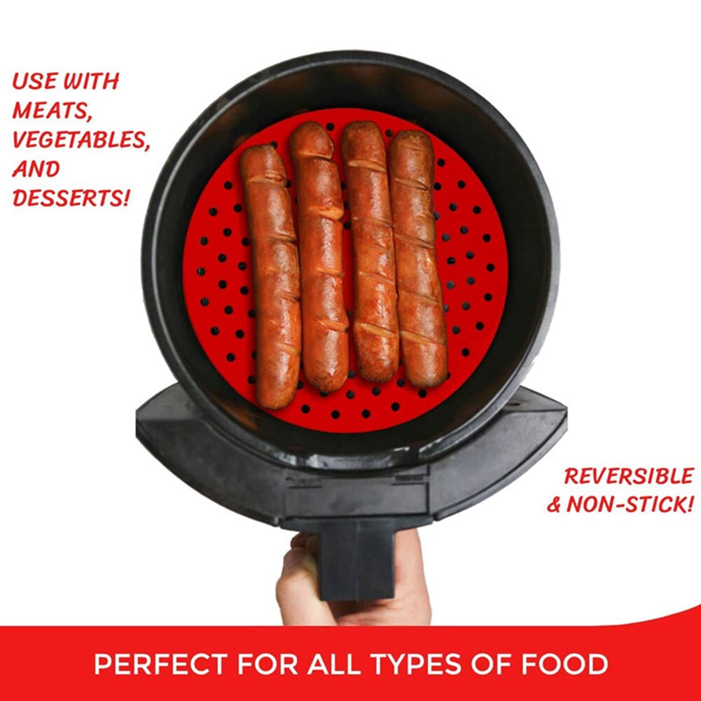 2pcs Soft Silicone Perforated Kitchen Tool Air Fry... – Vicedeal
