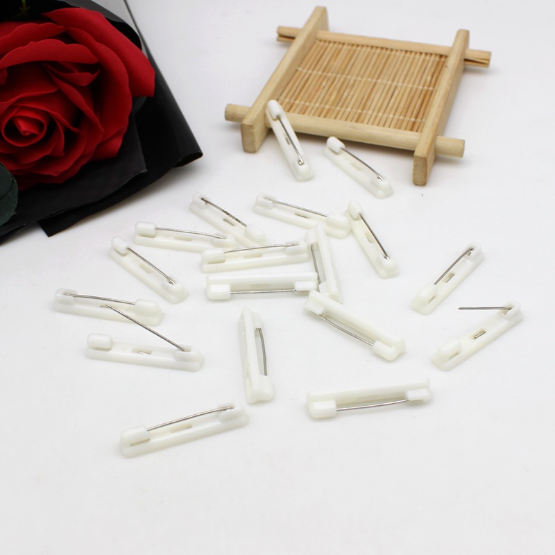 50PCS 2.1cm 3.1cm white black adhesive plastic bro... – Vicedeal