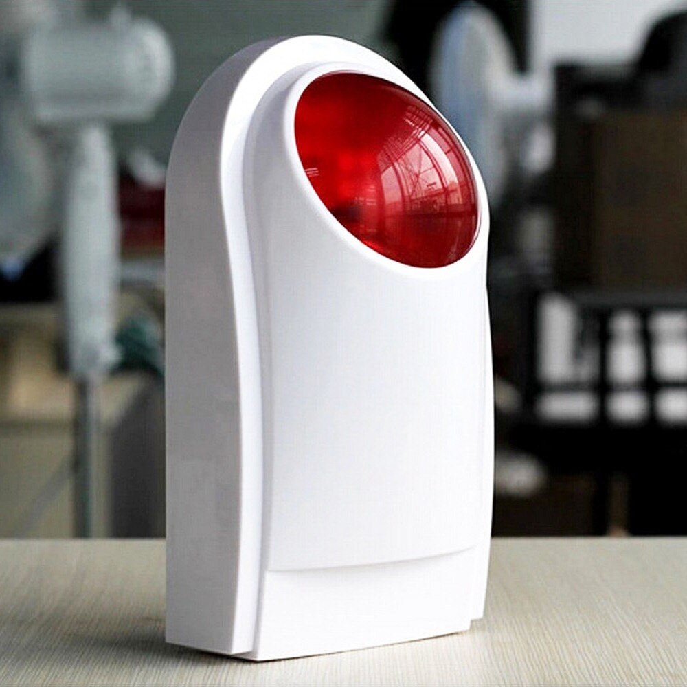 J008 110dB Flash Sirene Externe Außen Wasserdichte... – Vicedeal