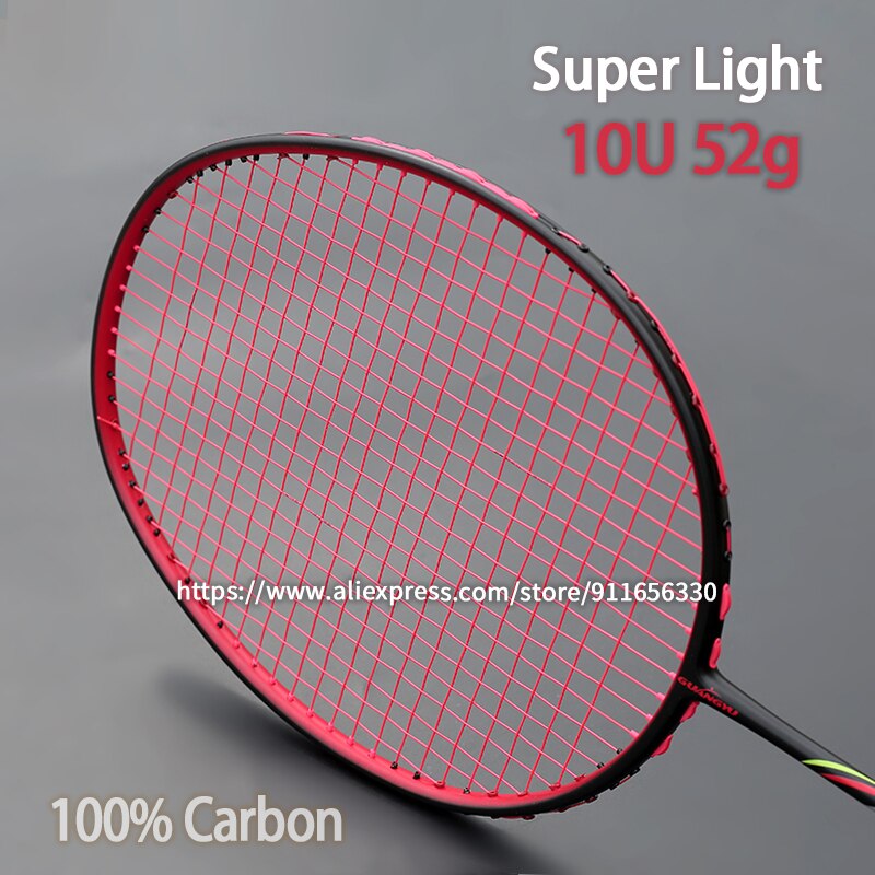 Professionele Ultralight 10U 52G 100% Badminton Ra... – Grandado
