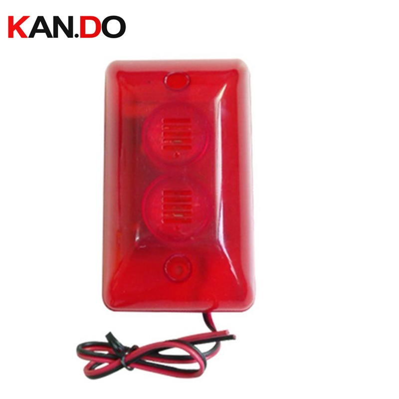 102 Wired Indoor Siren security Mini Siren w/ Red ... – Vicedeal