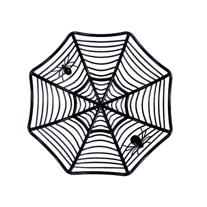Halloween Spider Web Bowl Fruit Plate Candy Biscui... – Grandado