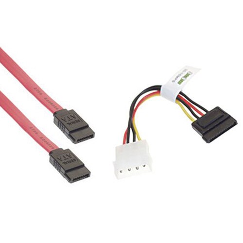 10 X 1 SATA Power Adapter Cable and 1 SATA Data Ca... – Grandado