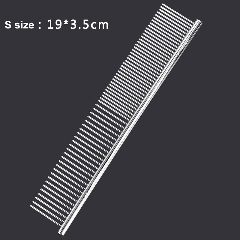 Pet Stainless Steel Comb Cat and Dog Comb Grooming... – Grandado