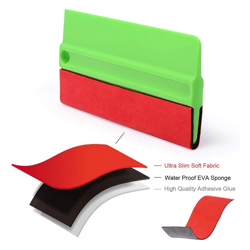 5 Pcs Big Buffer Vinyl Squeegee for Sensitive Surf... – Vicedeal