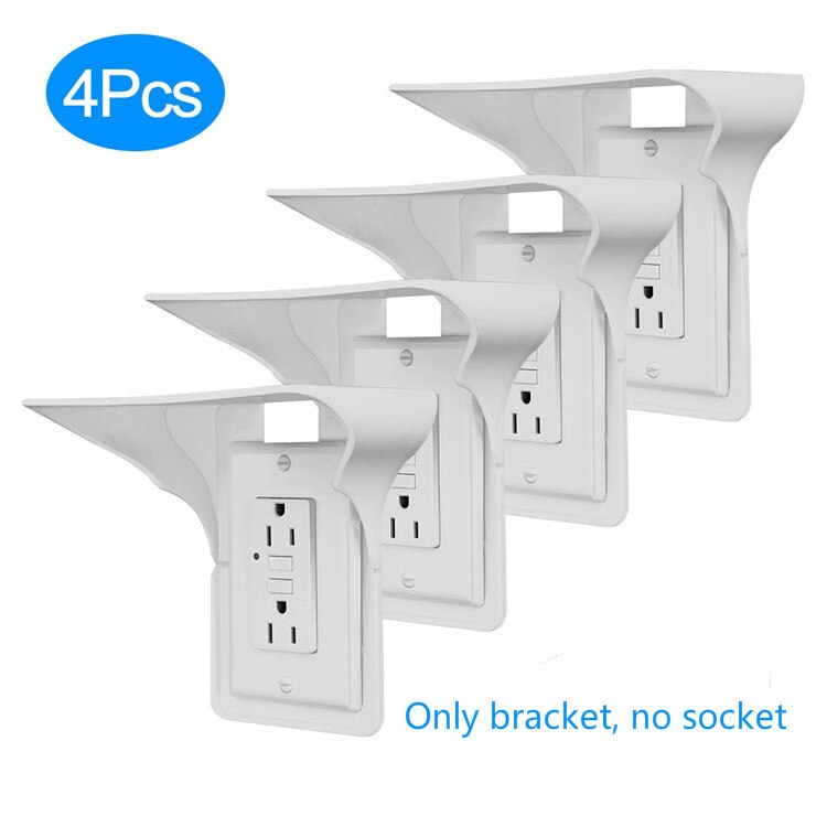 4pcs Bathroom Wall Outlet Shelf Standard Vertical ... – Vicedeal