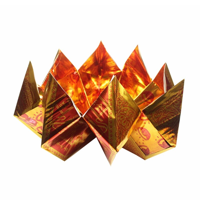 Chinese fragrant paper, gilded lotus cornucopia, b... – Grandado