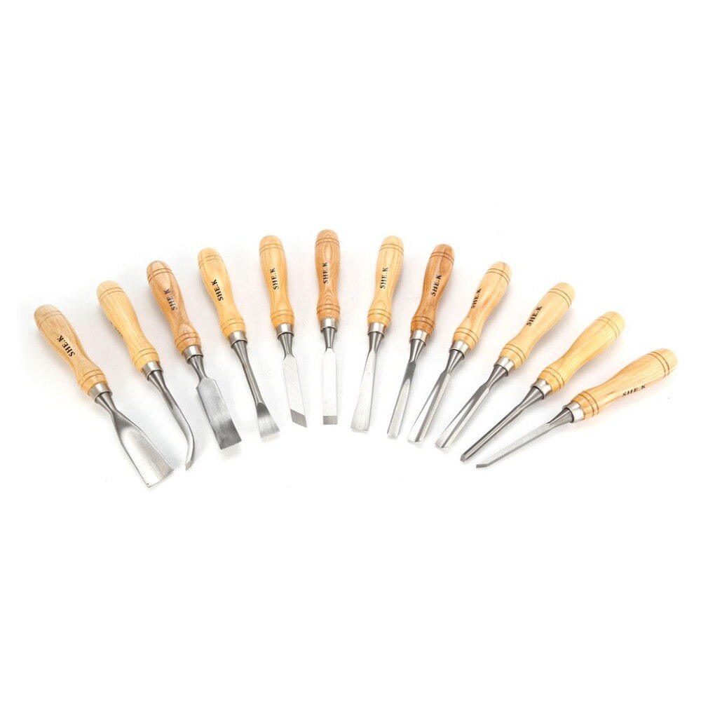 Sh E.k 12 Stuks Houtsnijwerk Beitel Set Sharp Hout... – Grandado