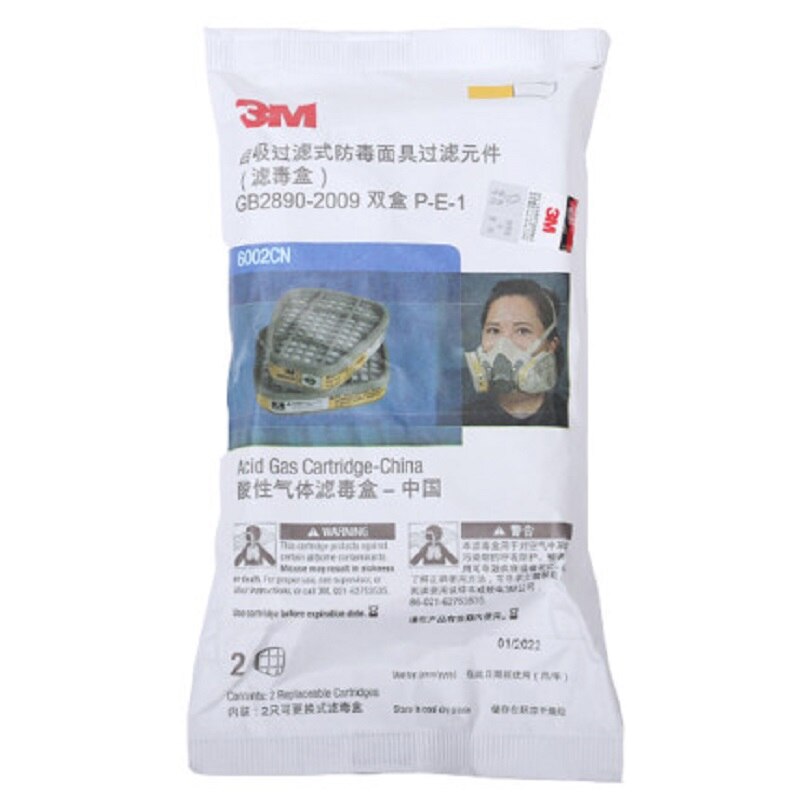 Mascarilla de Gas ácido 3M 6002CN, resina de epoxi... – Grandado