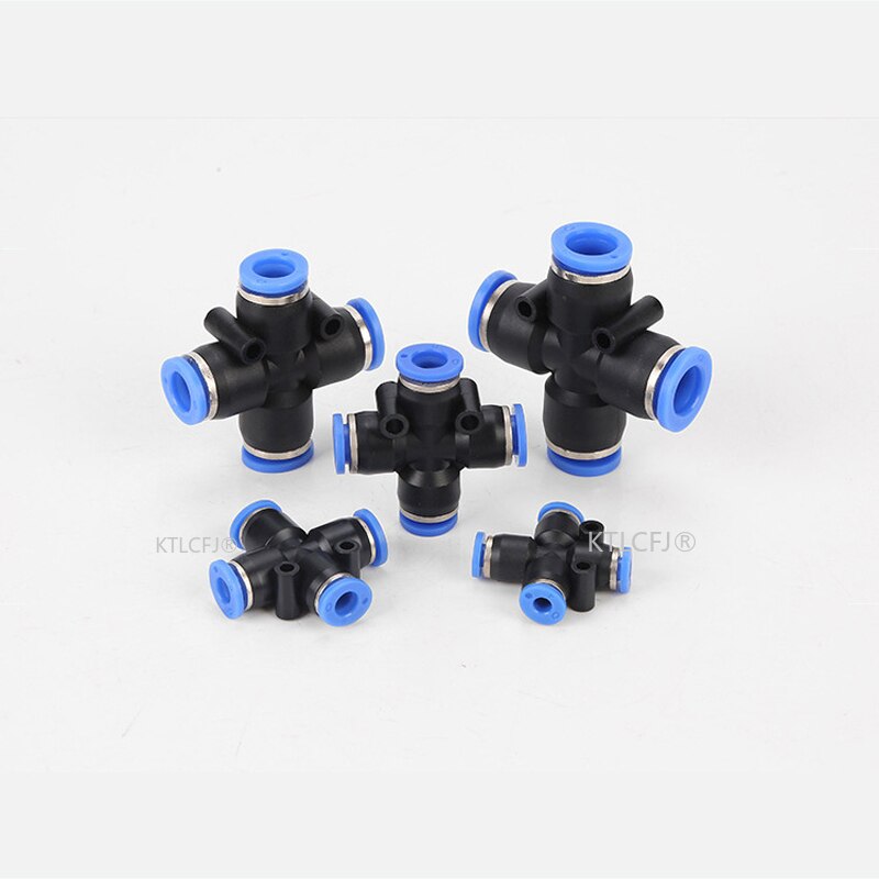 4 Way Cross Shape Equal Pneumatic 8mm 10mm 6mm 4mm... – Vicedeal