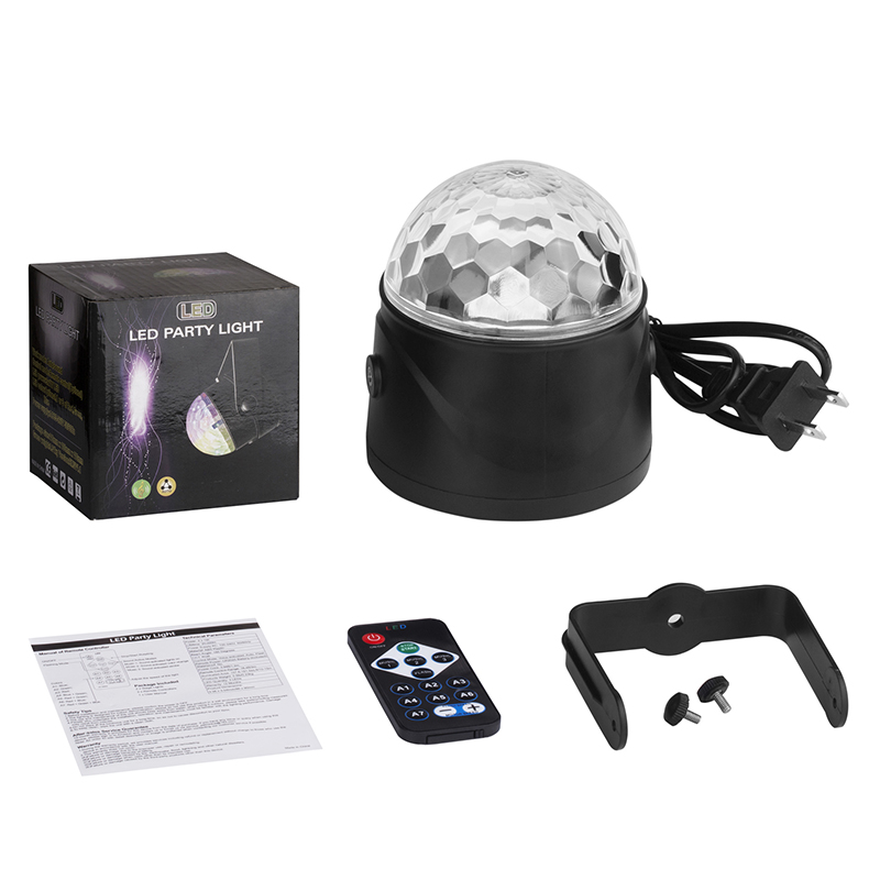 Sound Activated Rotating Disco Ball Party Lights S... – Vicedeal