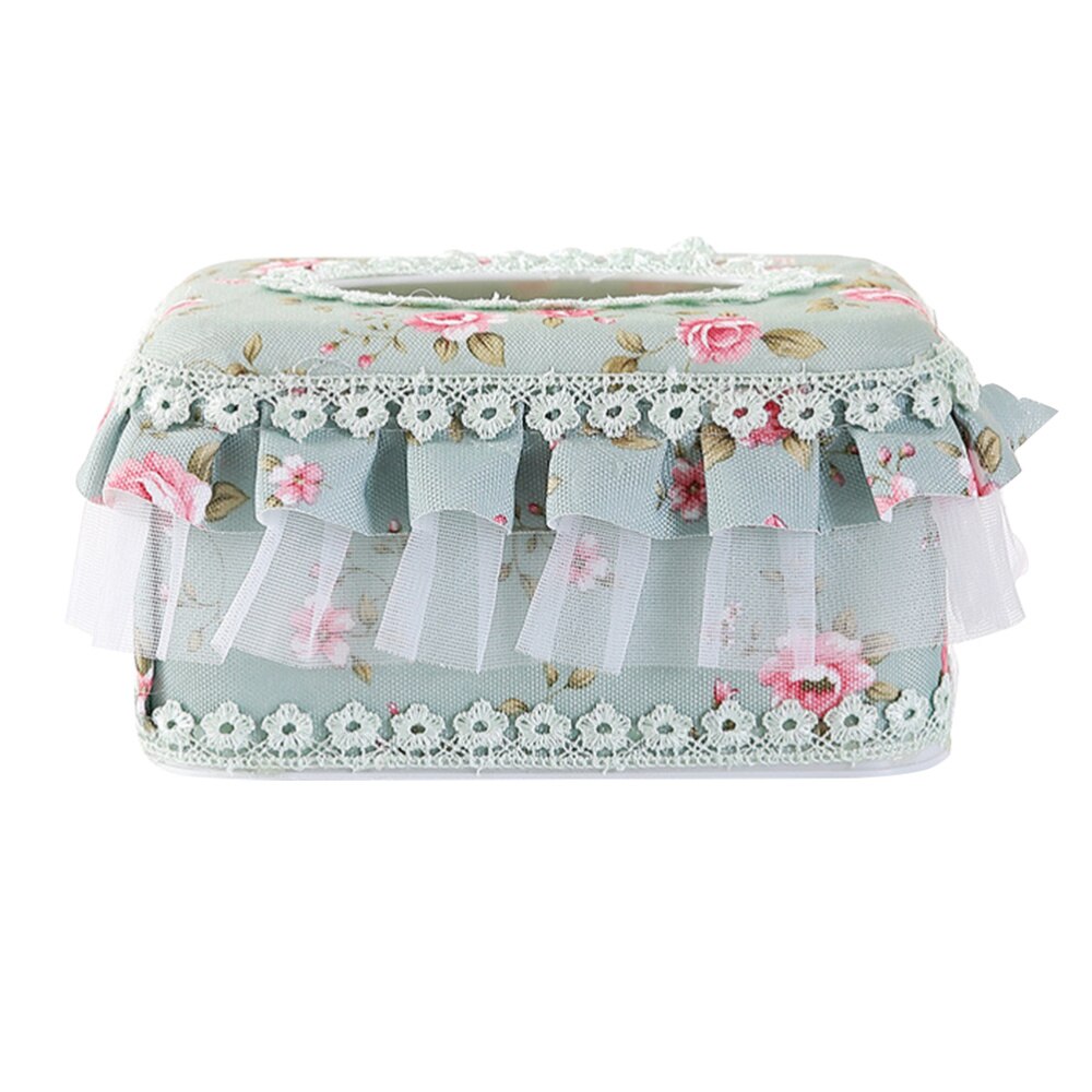 European Pastoral Style Tissue Box Decorative Fabr... – Grandado