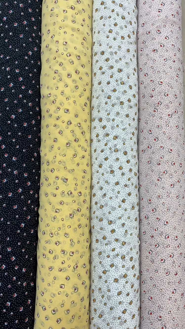 150cm width Chiffon bead fabric small dots geometr... – Vicedeal