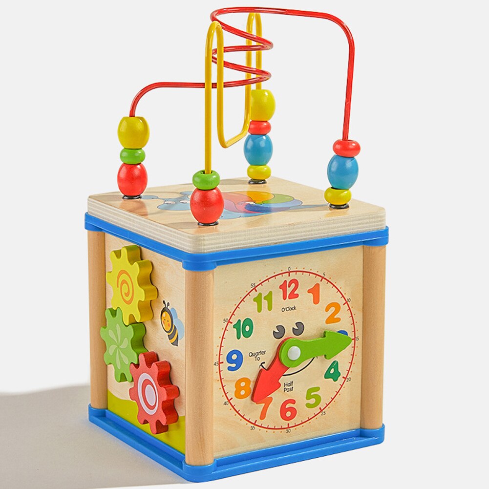 Multifunction Wooden Beads Shape Sorter Education ... – Grandado