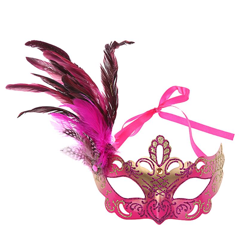 FunPa Venetian Stylish Mask For Women Feather Lady... – Vicedeal