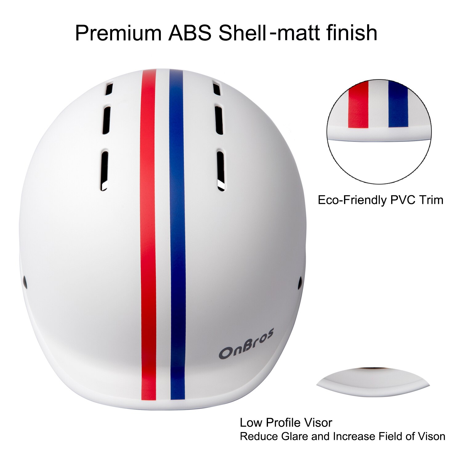 Onbros ABS Shell Urban Bike Helmet For Men And Wom... – Grandado