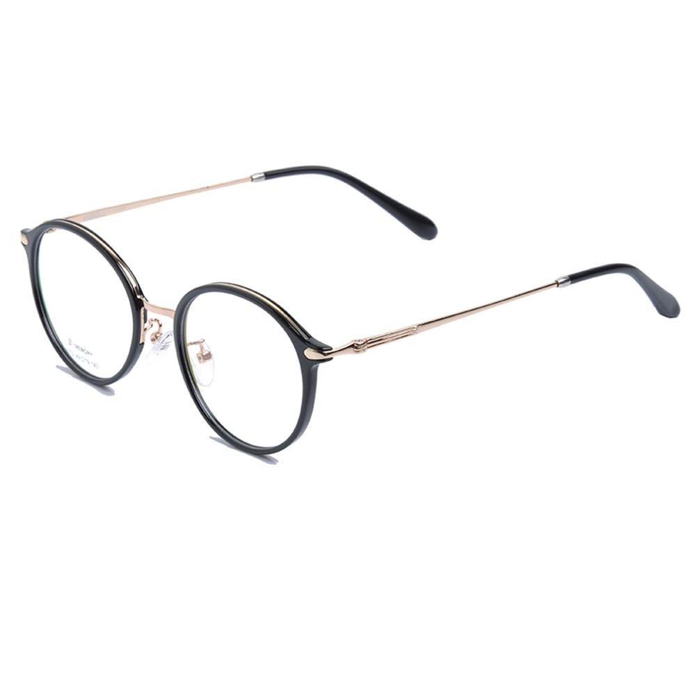 Optical Glasses Frame Women Vintage Round Prescrip... – Grandado