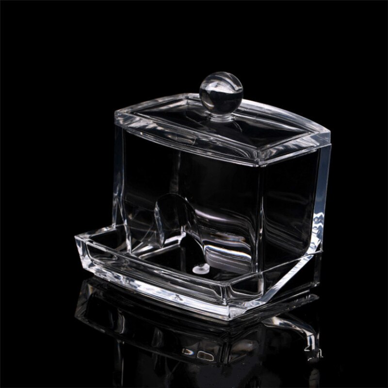 Acrylic Make Up organizer Transparent Cotton Swab ... – Vicedeal