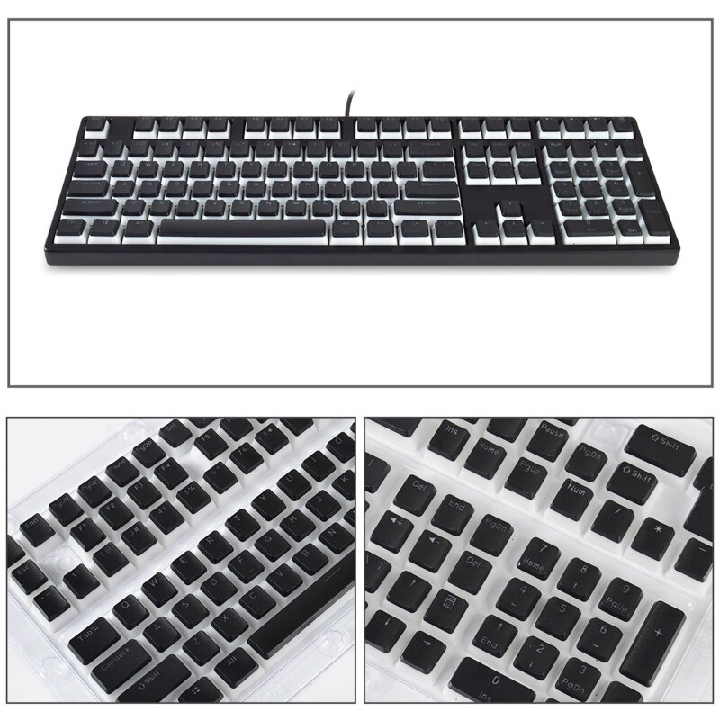 RGB Pudding Keycaps Dual Color Translucent PBT OEM... – Vicedeal