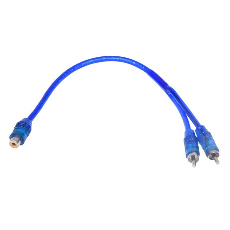 Car Audio RCA Female to 2 RCA Male Splitter Adapte... – Grandado