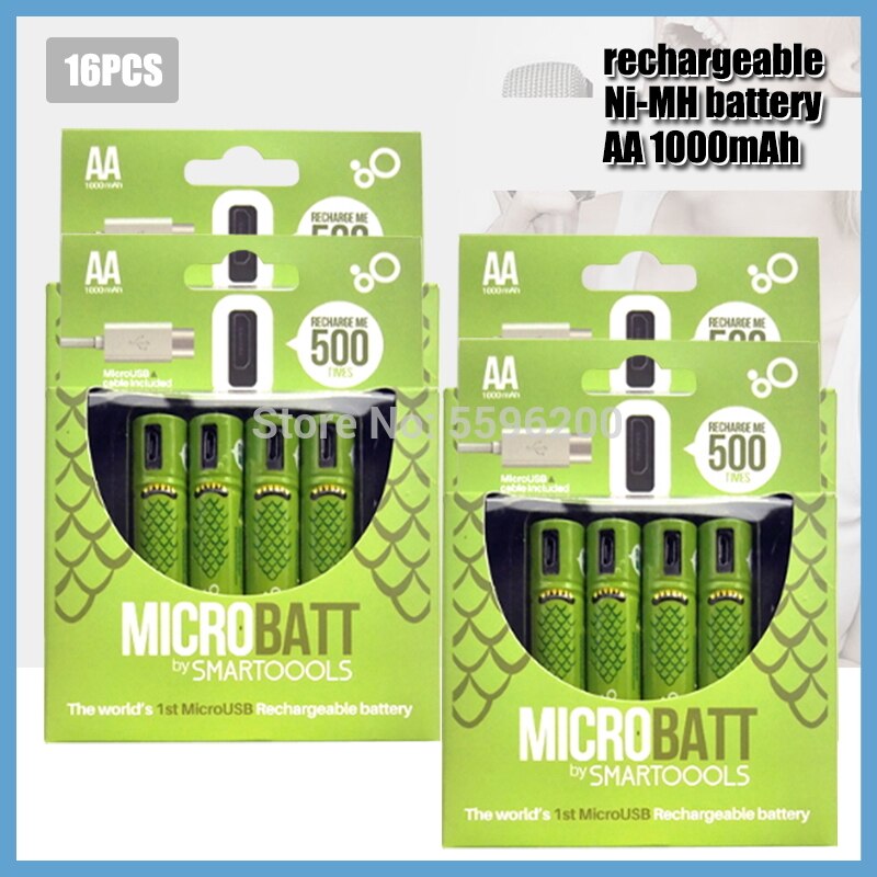 100% Capaciteit 1.2V Aa Ni-Mh Batterij 1000Mah Usb... – Grandado