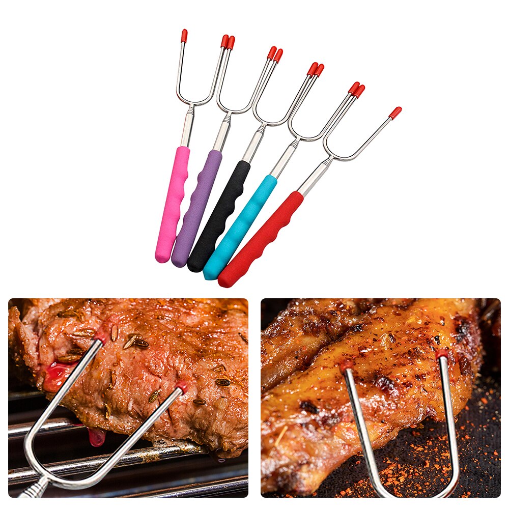 U-Shaped Roasting Sticks Stainless Steel Telescopi... – Grandado