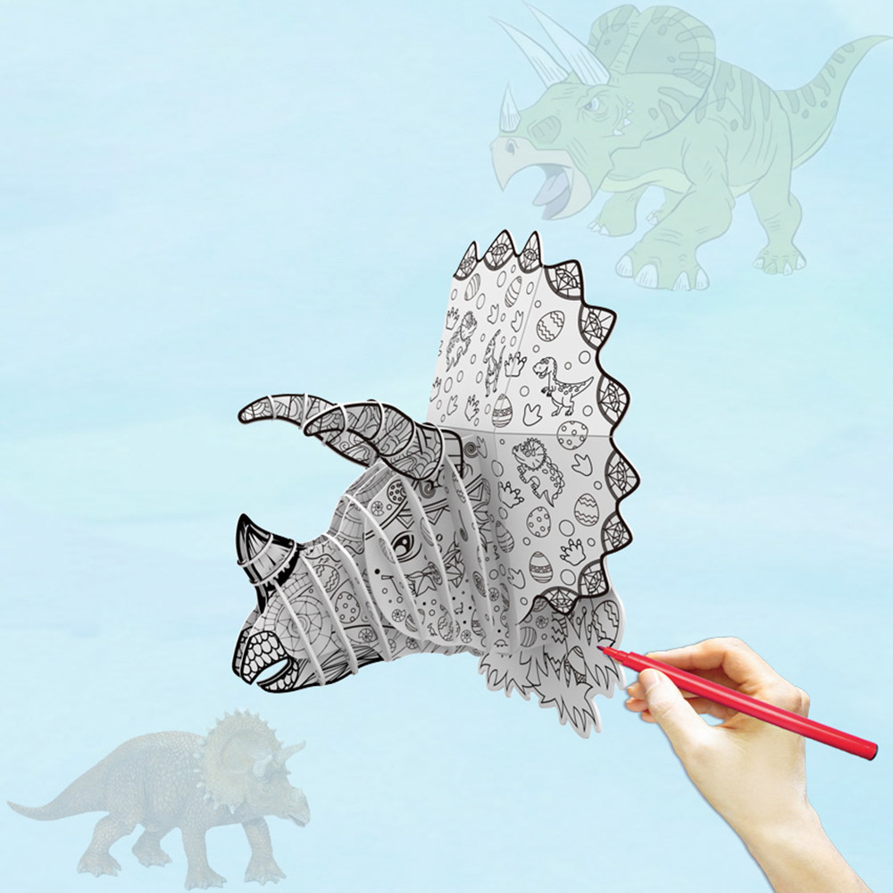 3D Coloring Puzzle Hanging Crafts Wall Decorations... – Grandado