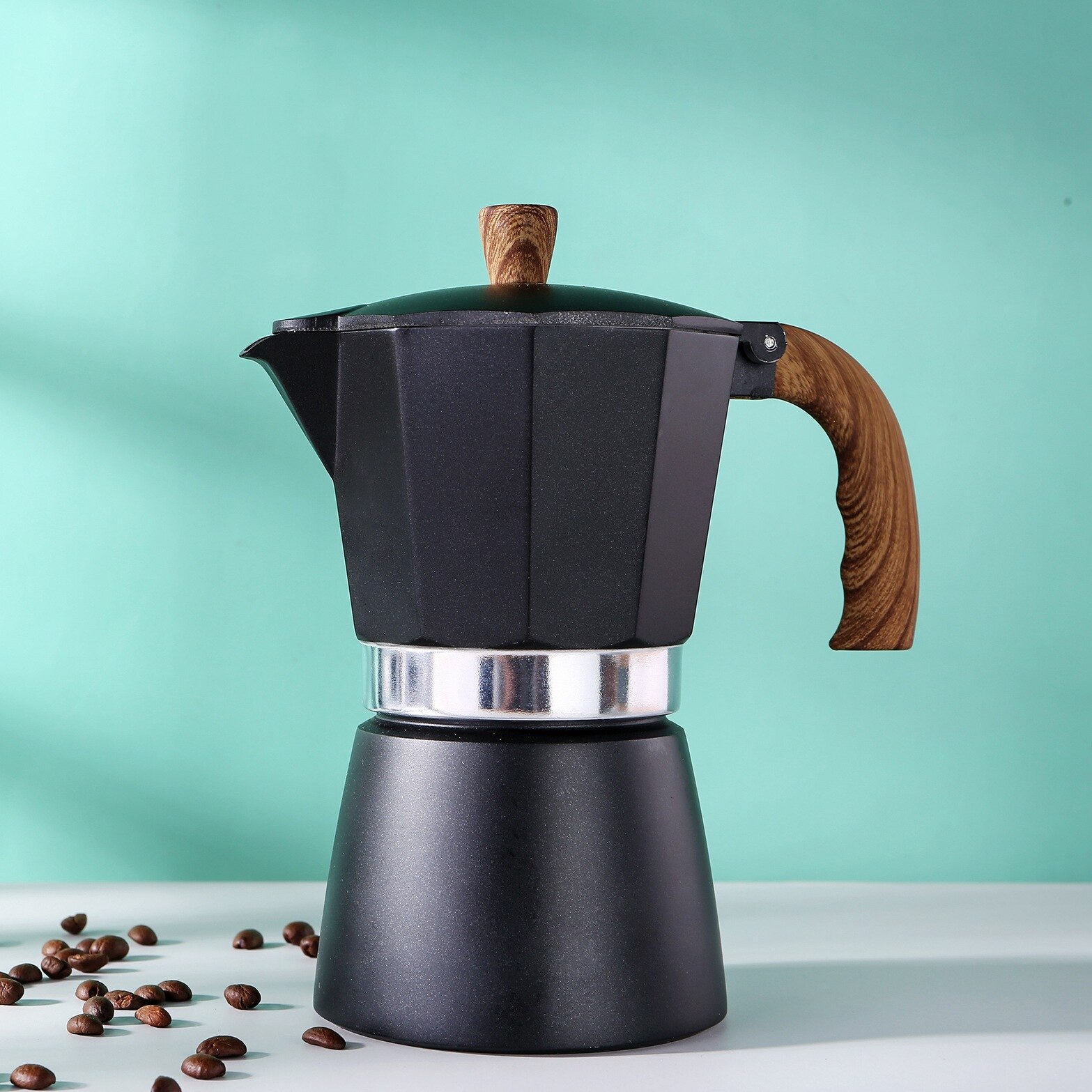 300ml Coffee Maker Aluminum Mocha Espresso Percola... – Grandado