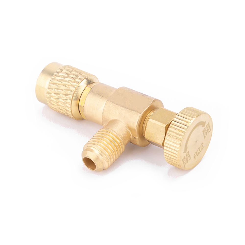 R22 Refrigerant Charging Valve 1/4"- 1/4" Copper F... – Vicedeal