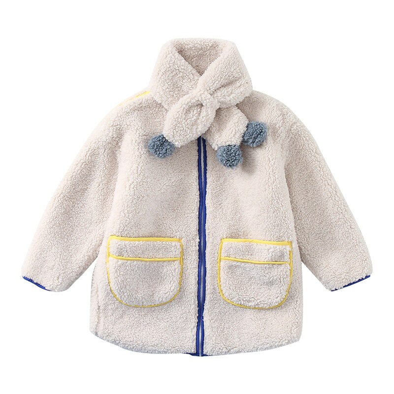 Teenage Girls Warm Woolen Coat Kids Winter Clothes... – Grandado