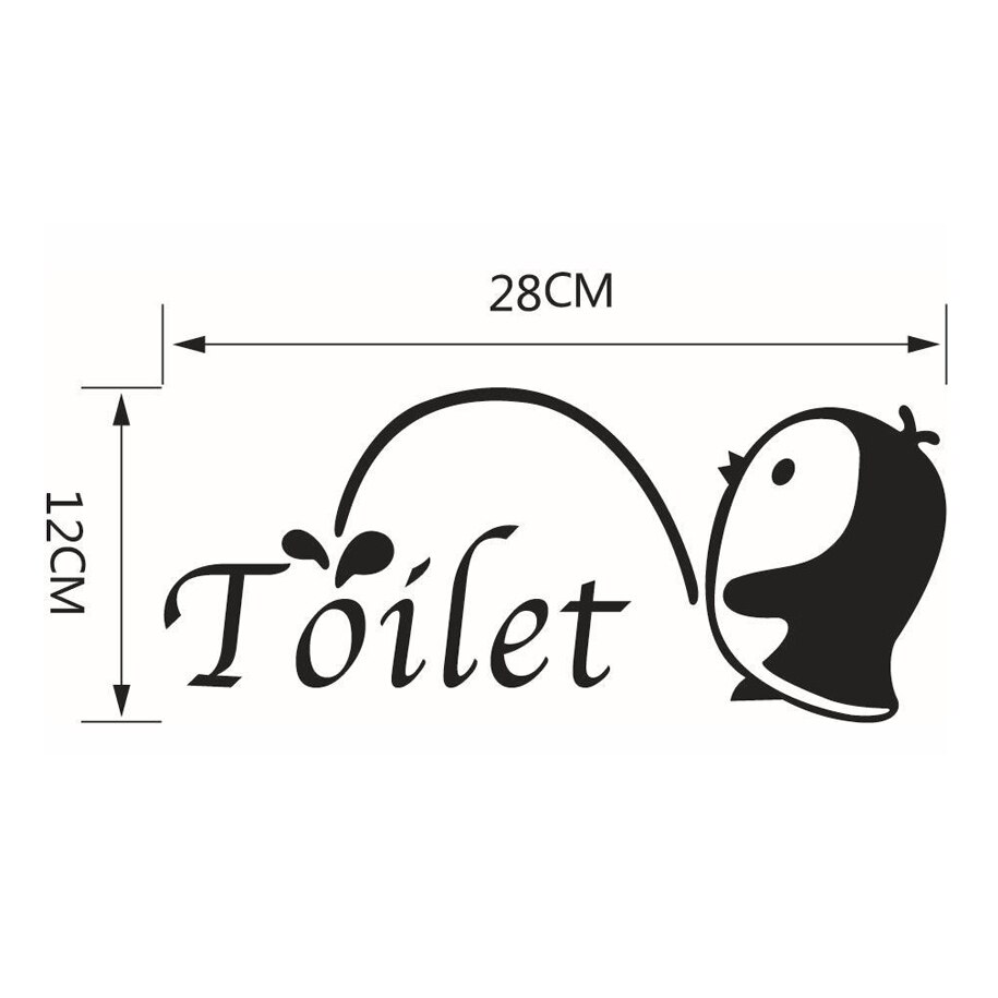 Diy Stickers Badkamer Muurstickers Wc Verwijderbar... – Vicedeal