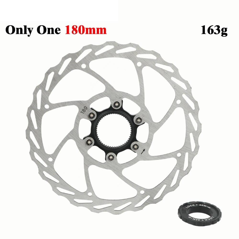 MTB Road Bike Brake Center Lock Rotor 140/160/180m... – Vicedeal