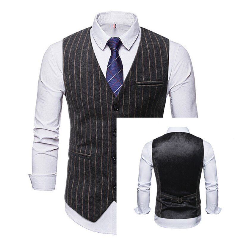 Classic Single-breasted Vest Coats For Men High-en... – Vicedeal